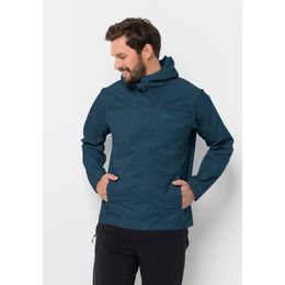 Jack Wolfskin Outdoorjacke »PRELIGHT 2.5L JKT M« mit Kapuze dark-sea M (50) M (50) Wetterschutzjacke