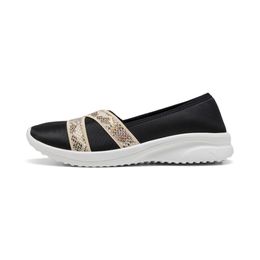 Puma Slip On Damen Größe 42.5 honig / goldgelb / schwarz