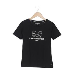 K by KARL LAGERFELD Karl Lagerfeld T-Shirt Damen Gr&ouml;&szlig;e S Second Hand schwarz