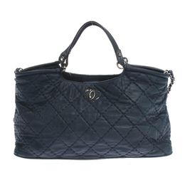 Chanel Shopper Damen Größe One Size Second Hand blau