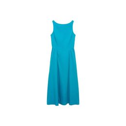 Mango Kleid Damen Größe 38 blau Winterkleid