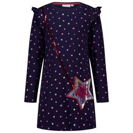 SALT & PEPPER SALT AND PEPPER Sweatkleid 'Kidspark' Mädchen Größe 122 blau / rosa