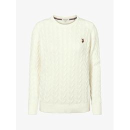 U.S. Polo Assn. Pullover 'Madeline' Damen Gr&ouml;&szlig;e S wei&szlig;
