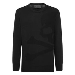 Philipp Plein Sweater 'Skull&Bones' male Black size L
