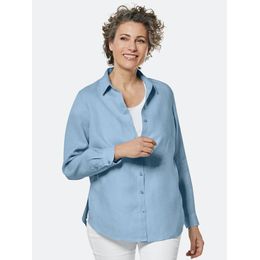 GOLDNER Bluse Damen Gr&ouml;&szlig;e M/L hellblau