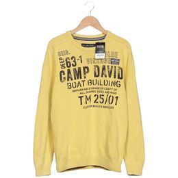 CAMP DAVID Pullover Herren Gr&ouml;&szlig;e L Second Hand gelb