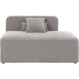 Recamiere Home Affaire "Sundstrup", grau, B:140cm H:76,5cm T:93cm, 100% Polyester, Sofas, Recamiere, Modulserie, individuelle Zusammenstellung