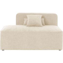 Recamiere Home Affaire "Sundstrup", beige, B:140cm H:76,5cm T:93cm, 100% Polyester, Sofas, Recamiere, Modulserie, individuelle Zusammenstellung