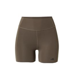 adidas Performance Sportshorts 'Optime' Damen Größe M khaki / oliv