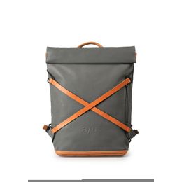 Aunts & Uncles Notebook-Rucksack AUNTS & UNCLES "Rucksack Osaka", Kinder, Gr. B/H/T: 12cm x 45cm x 29cm onesize, gravity grau, Baumwolle, Canvas, Taschen