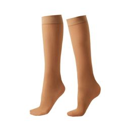 CALZEDONIA Socks female Beige size One Size