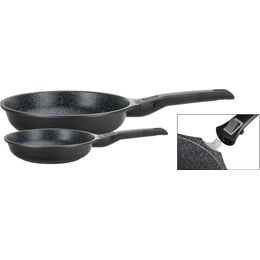 Pfannen-Set GSW "Easy Click", schwarz, Ø:28cm, Pfannen, Induktion