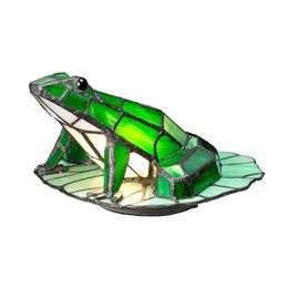 Elstead Lighting Tiffany Animal Lamps Frosch Tischleuchte, G9, QZ-FROG-TL,
