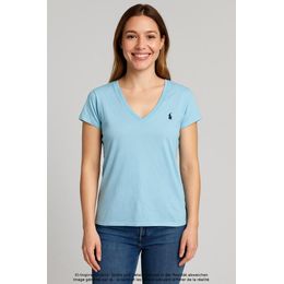 Polo Ralph Lauren T-Shirt Damen Größe M Second Hand hellblau