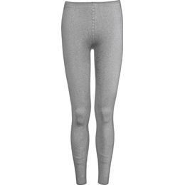 Rogo Damen Leggings mit Dehnbund grau-meliert Gr&ouml;&szlig;e 36/38