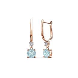 ROUGEMONT Jewellery Ohrringe ' Creolen Ohrringe Topas 925 Sterling Silber' Damen Größe One Size rosegold