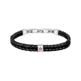 Maserati Bracelet male Black size One Size