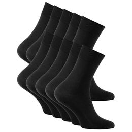 Reslad Socken 'RS6129' Herren Größe 39/42 schwarz
