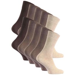 Reslad Socken 'RS6129' Herren Größe 39/42 braun