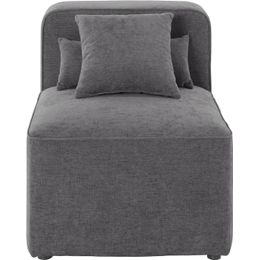 Sofa-Mittelelement Home Affaire "Sundstrup", grau (anthrazit), B:70cm H:76,5cm T:93cm, 100% Polyester, Polsterelemente, Modulserie, individuelle Zusammenstellung