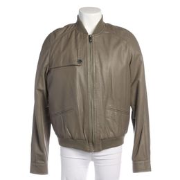 Love Moschino Lederjacke / Ledermantel Herren Gr&ouml;&szlig;e L/XL Second Hand grau