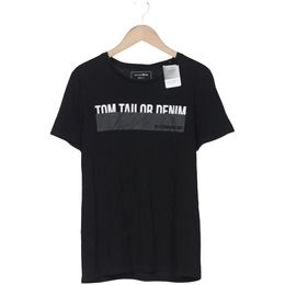 Tom Tailor Denim T-Shirt Herren Gr&ouml;&szlig;e L Second Hand schwarz