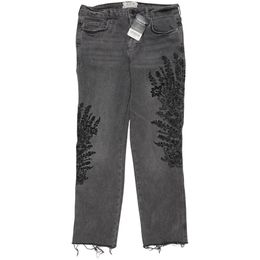 Free People Jeans Damen Gr&ouml;&szlig;e 26 Second Hand grau
