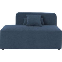 Recamiere Home Affaire "Sundstrup", blau, B:140cm H:76,5cm T:93cm, 100% Polyester, Sofas, Recamiere, Modulserie, individuelle Zusammenstellung