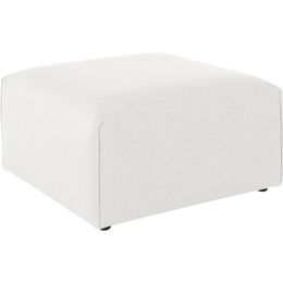 Polsterhocker OTTO HOME "N&ouml;re", beige (creme), B:80cm H:46cm T:80cm, Struktur fein (100% Polyester), Hocker, Polsterhocker, Modul - zum Zusammenstellen; in vielen Bezugsqualit&auml;ten und Farben