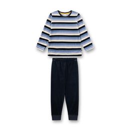 Sanetta Schlafanzug Jungen Gr&ouml;&szlig;e 152 rauchblau / nachtblau / wei&szlig;