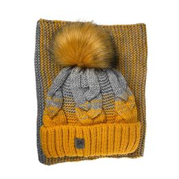 Kumixi Beanie 'Set' female Yellow size Onesize