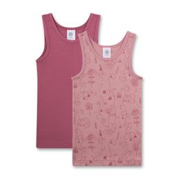 Sanetta Unterhemd M&auml;dchen Gr&ouml;&szlig;e 92 altrosa / dunkelpink