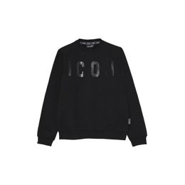 Icon Sweatshirt 'BASIC' Jungen Größe 176 schwarzmeliert