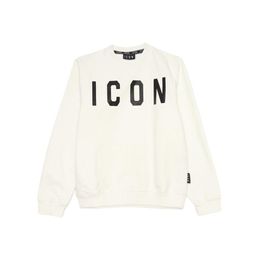 Icon Sweatshirt 'BASIC' Jungen Größe 164 weiß