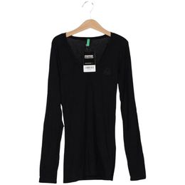 United Colors Of Benetton Langarmshirt Damen Größe XXXS Second Hand schwarz