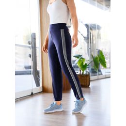 Damen Freizeithose mit extra breitem Bund marine-anthrazit Gr&ouml;&szlig;e 36/38