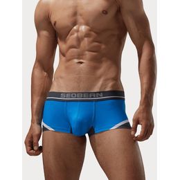 Seobean Boxer shorts 'Slash Side Line' male Blue size XL