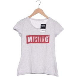 Mustang T-Shirt Damen Gr&ouml;&szlig;e XS Second Hand grau