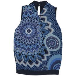 Desigual Top Damen Gr&ouml;&szlig;e M Second Hand marine