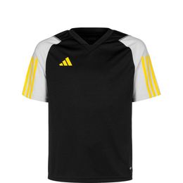 adidas Performance Funktionshirt 'Tiro 23' Jungen Größe 140 zitronengelb / schwarz / weiß