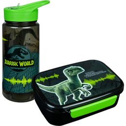 Lunchbox Scooli "Jurassic World", Kinder, jurassic with, Lebensmittelaufbewahrungsbehälter, mit Trinkflasche