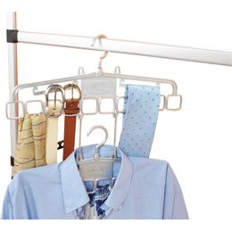 Ruco Mehrfach-Kleiderb&uuml;gel "Variabler Kleiderb&uuml;gel, 4er Set", B:40cm H:20cm T:0,5cmsilber, Kleiderb&uuml;gel, Kleiderb&uuml;gel, Raumsparb&uuml;gel,