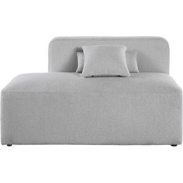 Recamiere Home Affaire "Sundstrup", grau (hellgrau), B:140cm H:76,5cm T:93cm, 93% Polyester, 6% Acryl, 1% Baumwolle, Sofas, Recamiere, Modulserie, individuelle Zusammenstellung