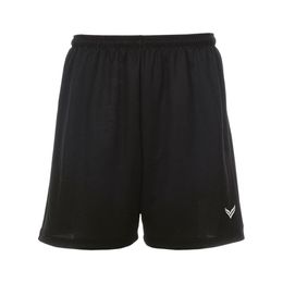 Trainingshose TRIGEMA "TRIGEMA Sporthose/Bermuda", Jungen, Gr. 128, Normalgrößen, schwarz, 100% Polyester, Hosen Trainingshose