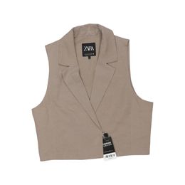 Zara Weste Damen Gr&ouml;&szlig;e M Second Hand beige