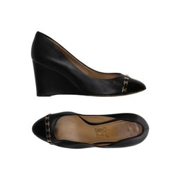 Salvatore Ferragamo Pumps Damen Gr&ouml;&szlig;e 37 Second Hand schwarz