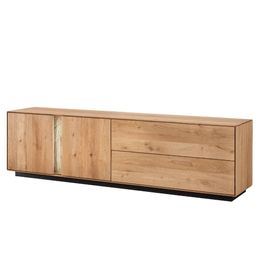 Pharao24.de TV Sideboard Fernsehschrank mit LED Beleuchtung 200 cm breit