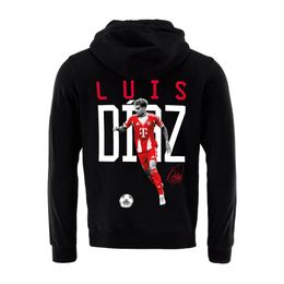 FC Bayern M&uuml;nchen FC BAYERN M&Uuml;NCHEN Hoodie Luis D&igrave;az Herren Gr&ouml;&szlig;e XXL schwarz