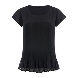 Peter Hahn - Shirt mit Rundhals-Ausschnitt, schwarz, Gr. 40 / M