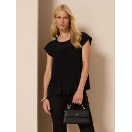 Peter Hahn - Shirt mit Rundhals-Ausschnitt, schwarz, Gr. 38 / S